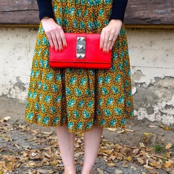 J. Crew | Skirts | J Crew Ratti Print Elephant Midi Skirt A Line | Poshmark